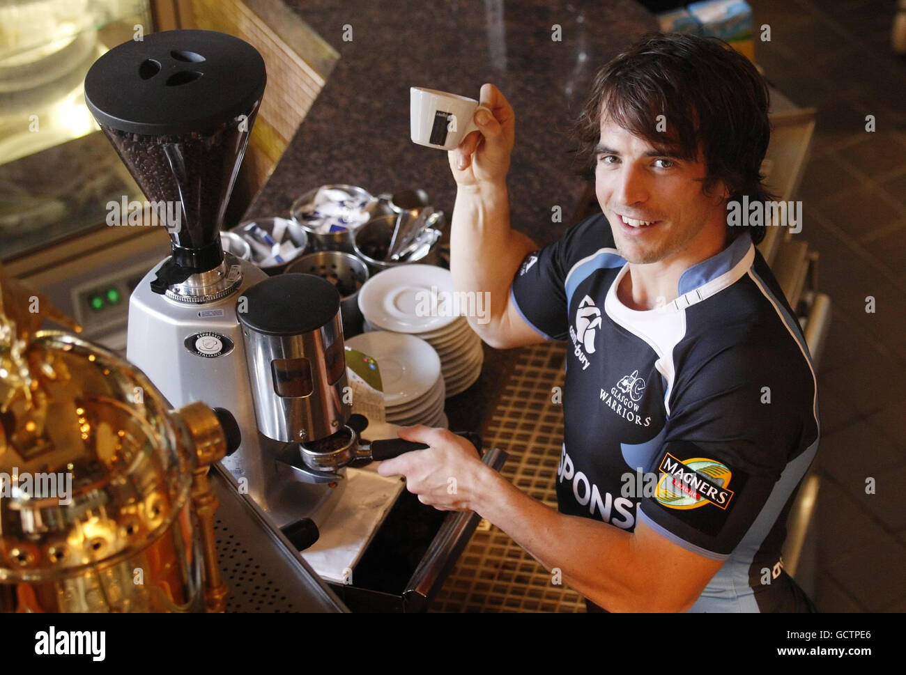 Rugby Union - Glasgow Photocall - La Vita. Glasgow Warrior's Colin ...