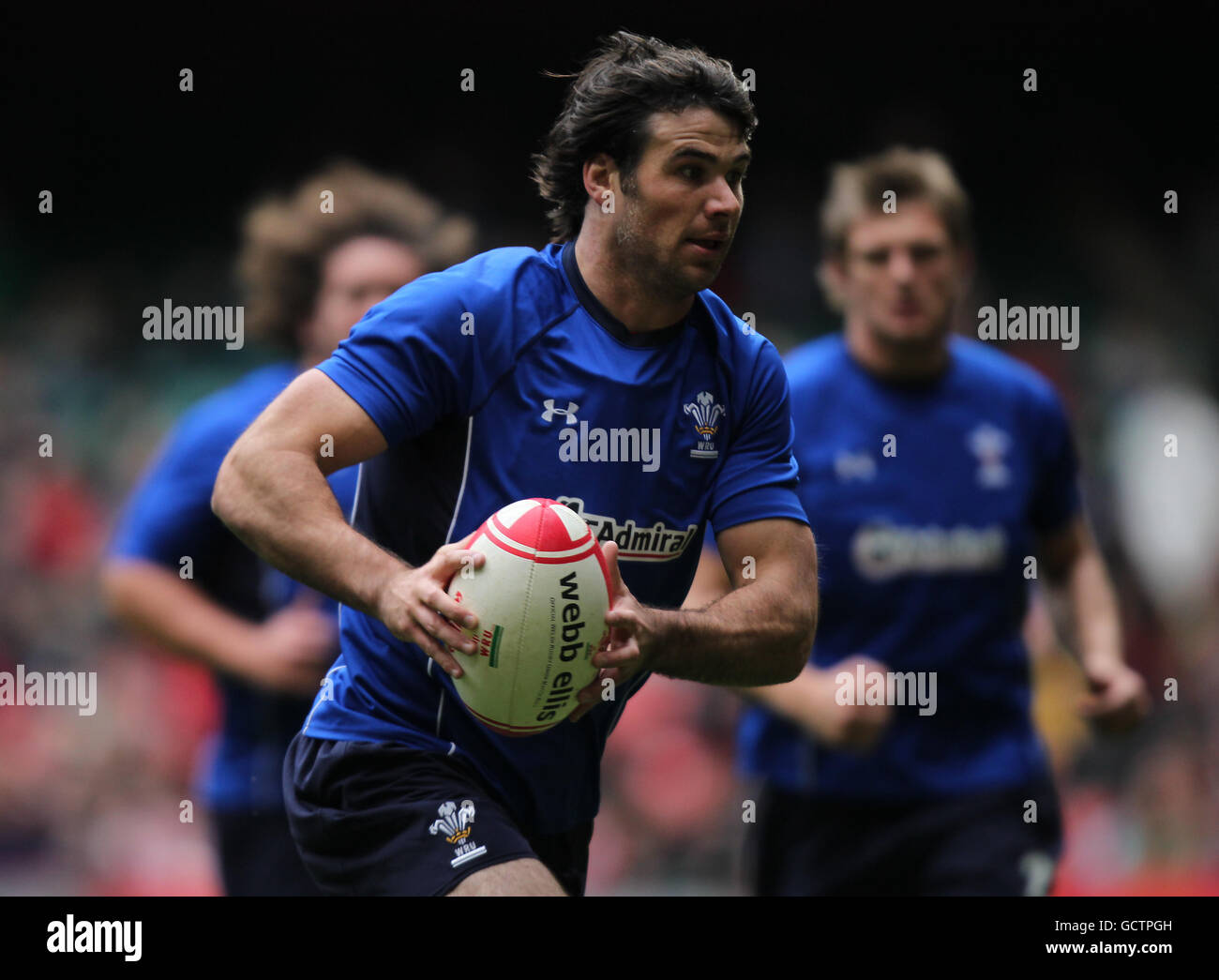 Rugby Union - Wales Training Session - Millennium Stadium. Wales' Mike ...