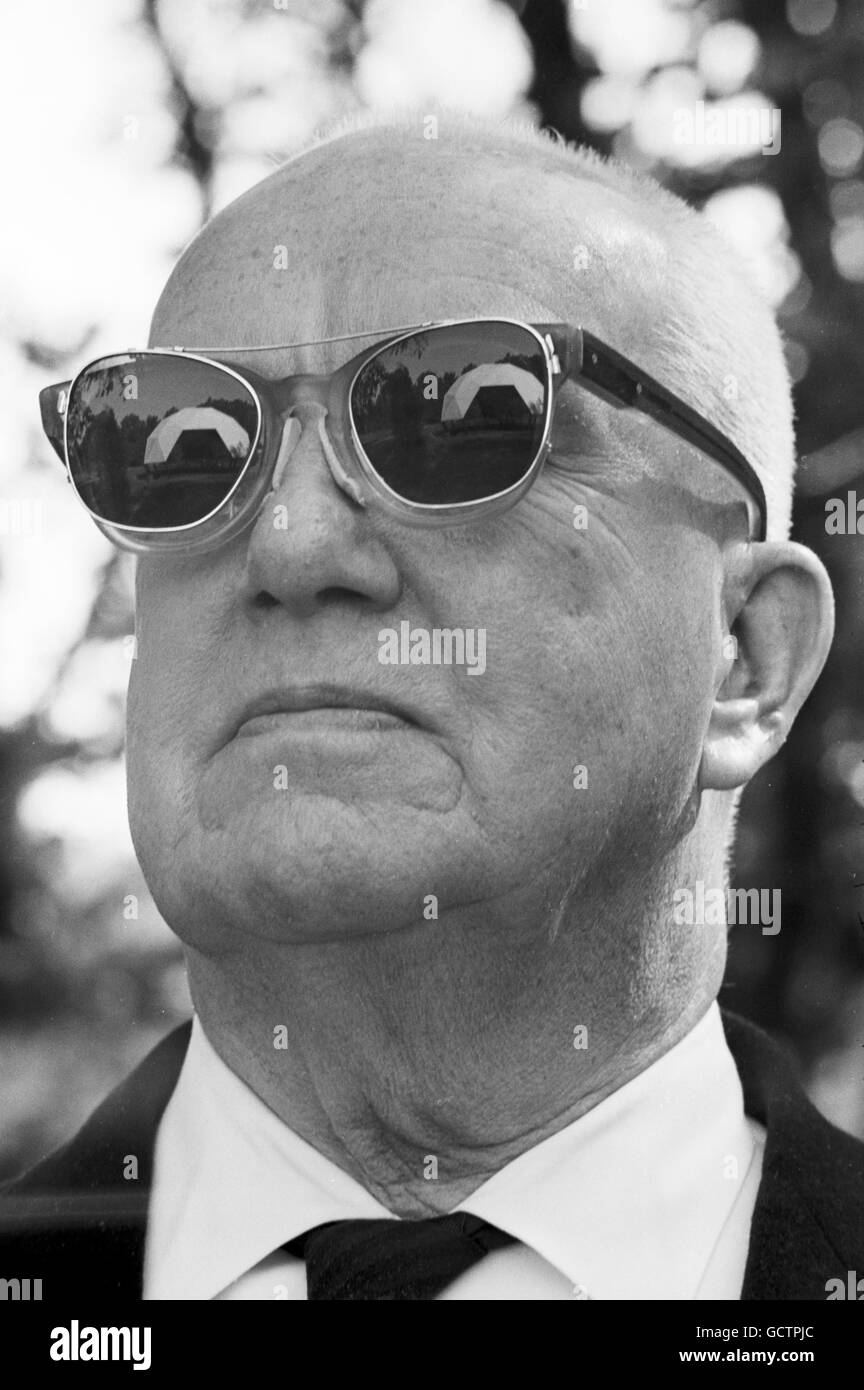 Architect, engineer, and inventor R. Buckminster Fuller, 1964. He is ...