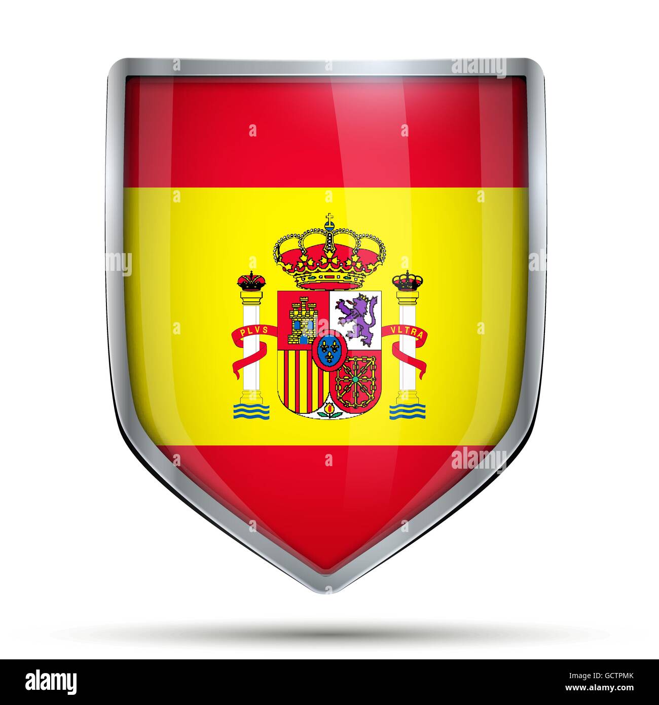 Flag spain Stock Vector Images - Alamy