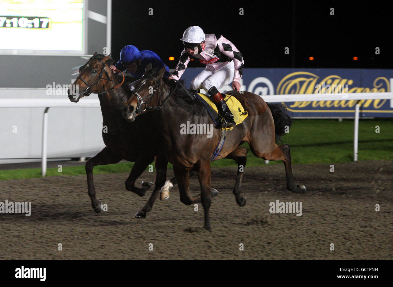 Mastery (left) ridden by Ted Durcan and Dansili Dancer ridden by Adam ...