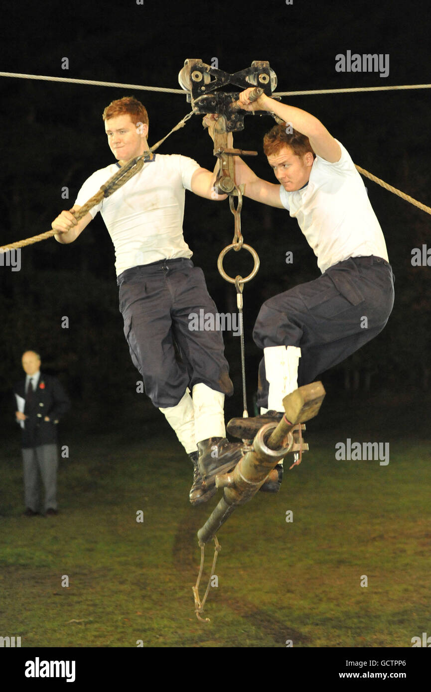 Students at Wellington College rehearse the Gun Run for the British ...