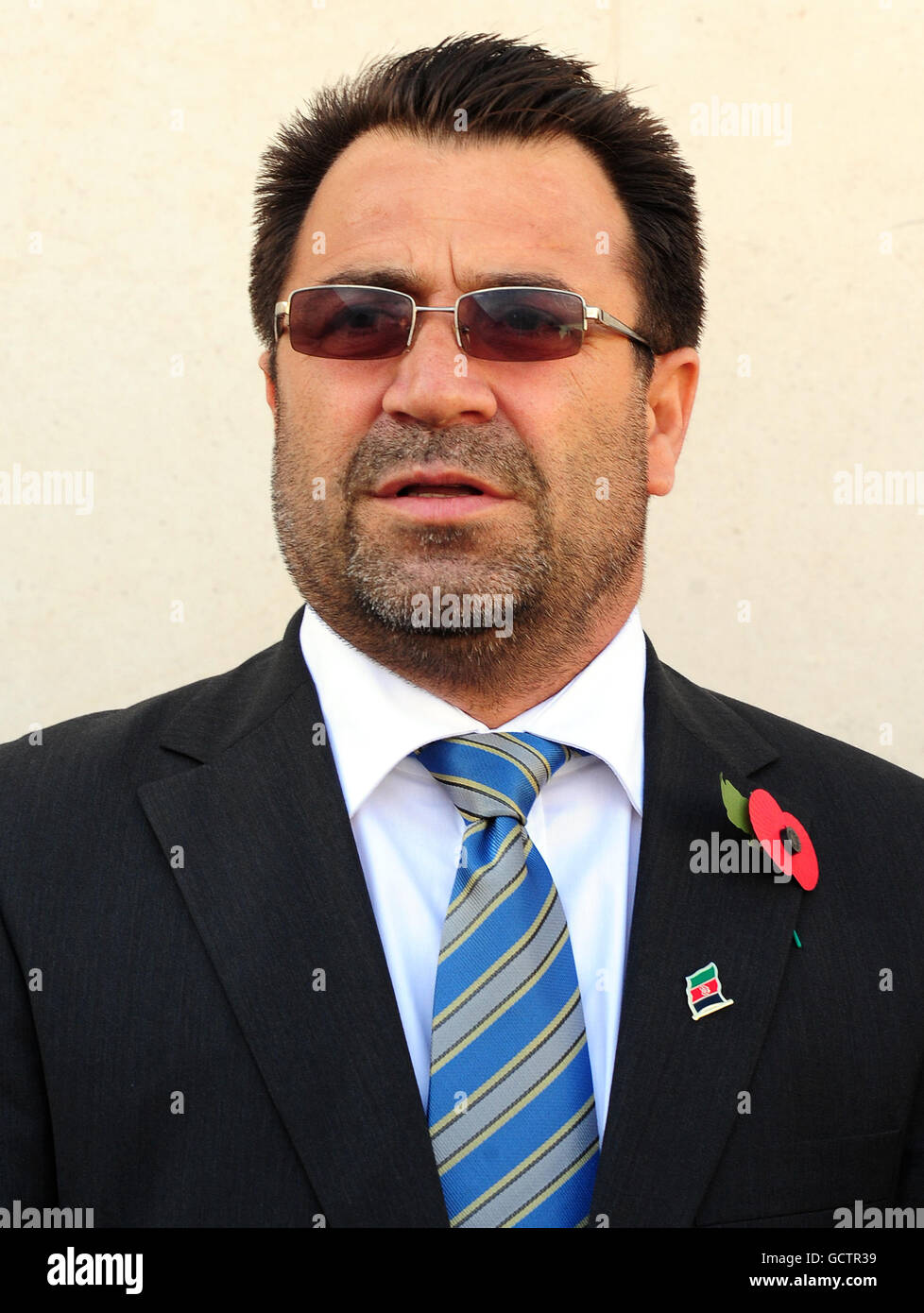 Helmand governor visits National Memorial Arboretum Stock Photo - Alamy