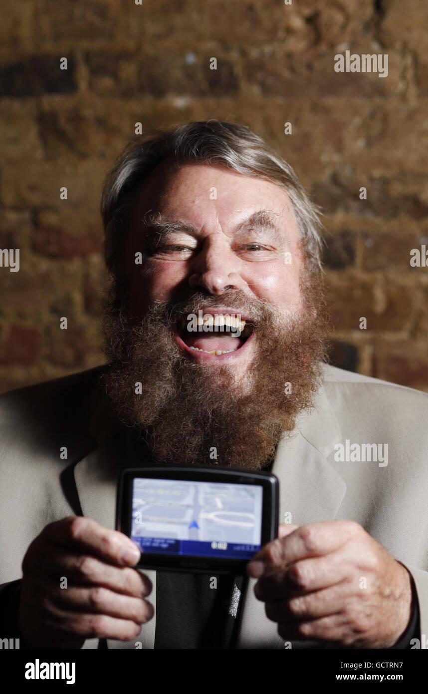 Brian Blessed celebrates the launch of his new voice for Tom Tom Sat ...