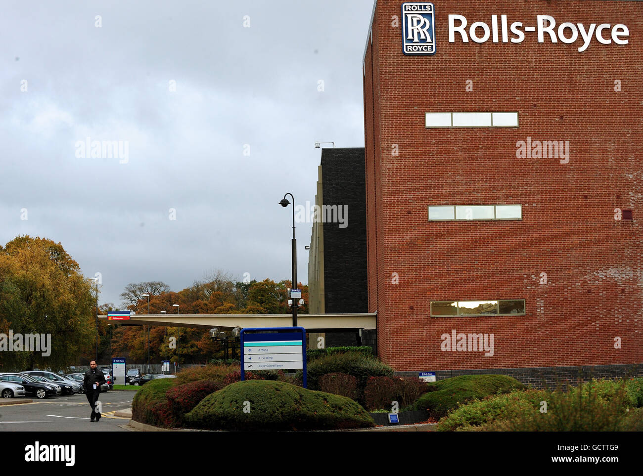 A general view of the Rolls-Royce facility at Derby at the British ...