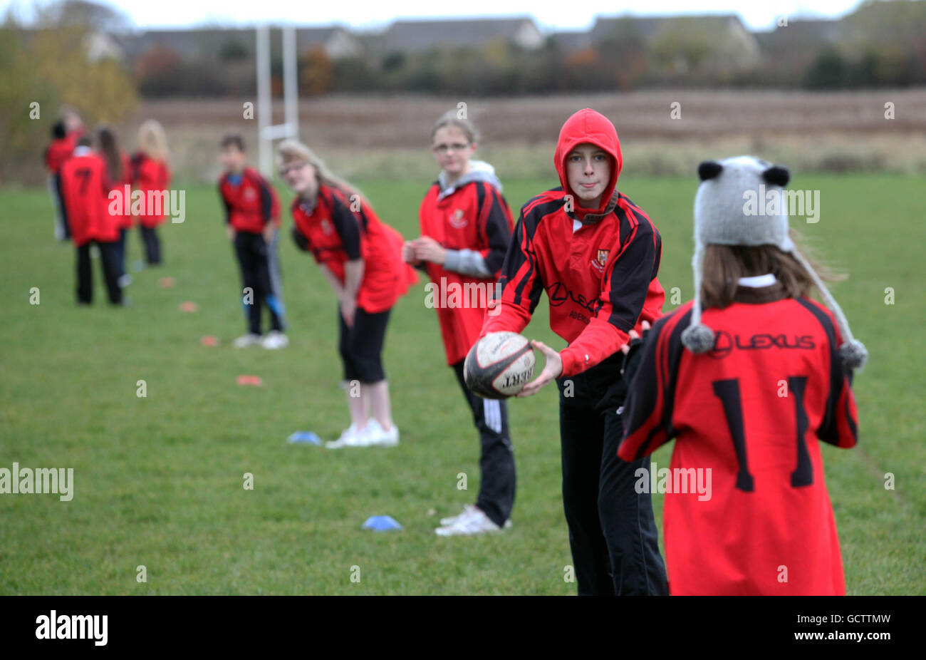 Pupils from Makie Academy during and attempt at the Guinness World ...