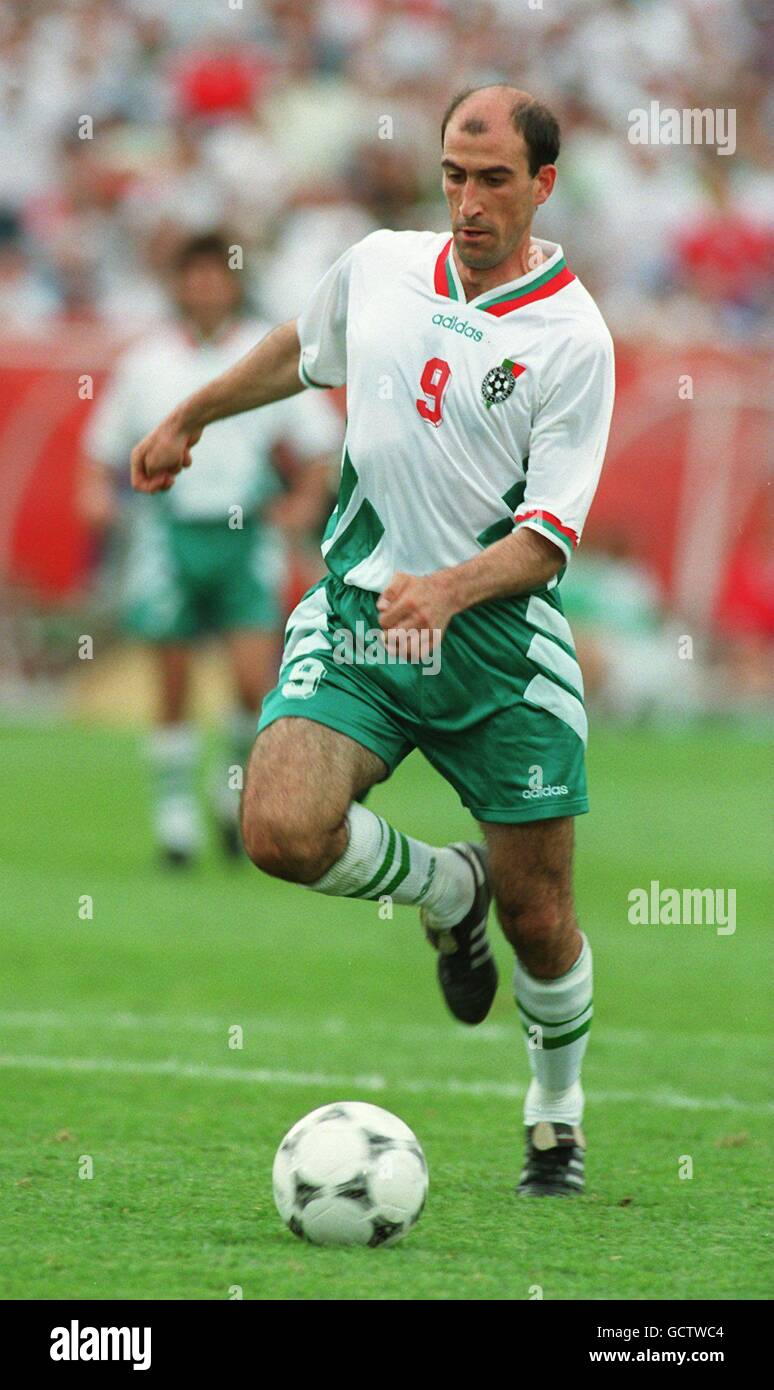 WORLD CUP SOCCER. Iordan Letchkov, Bulgaria Stock Photo - Alamy
