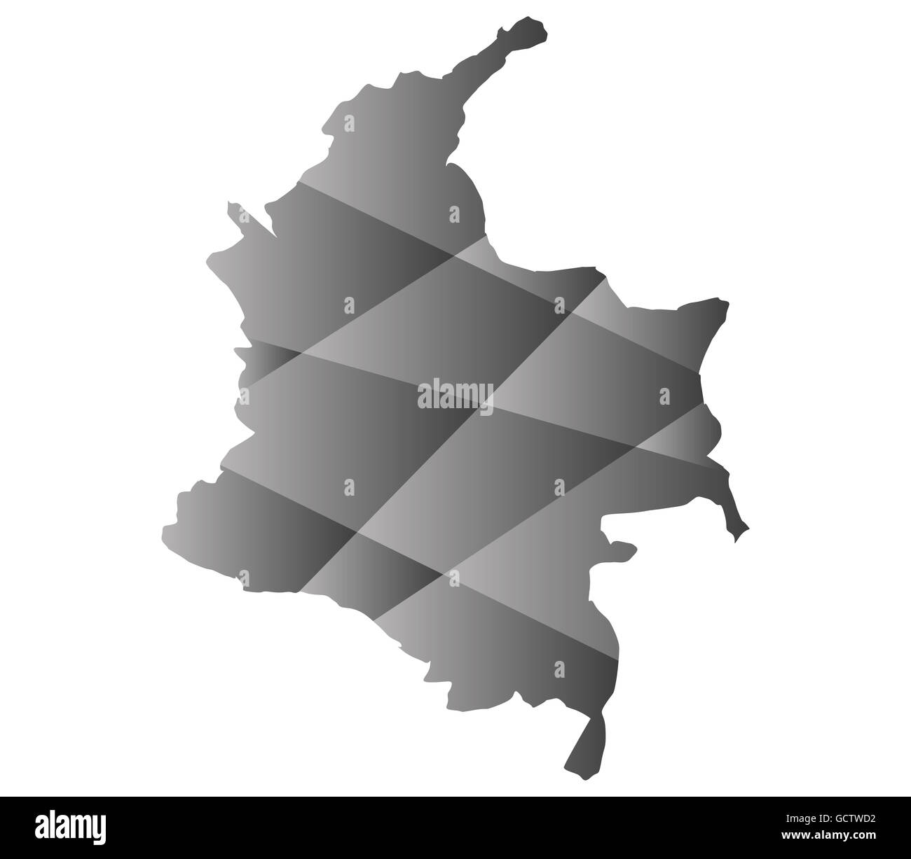 map of colombia Stock Photo - Alamy