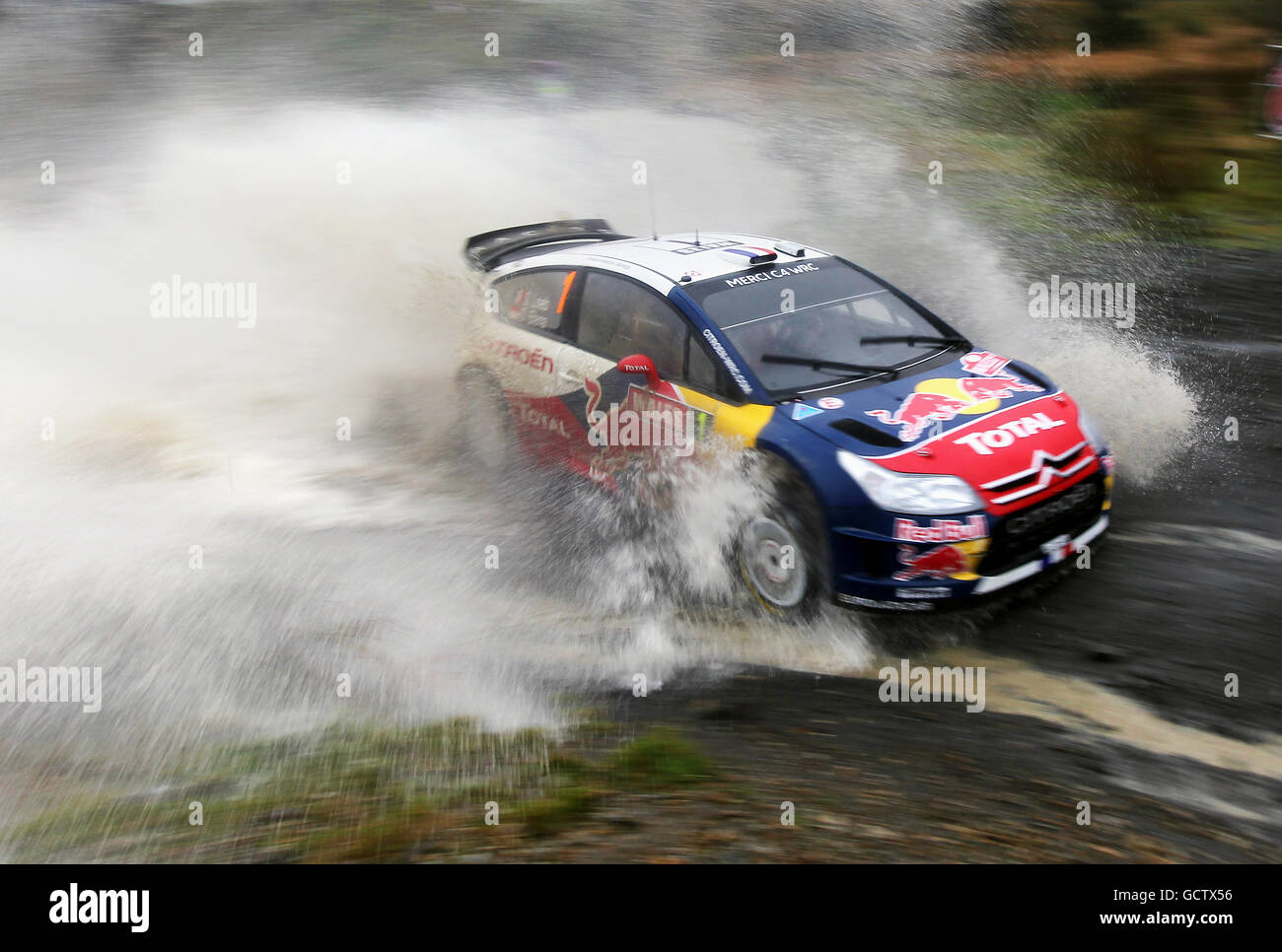 France's Sebastien Loeb in the Citroen C4 WRC during the Sweet Lamb ...