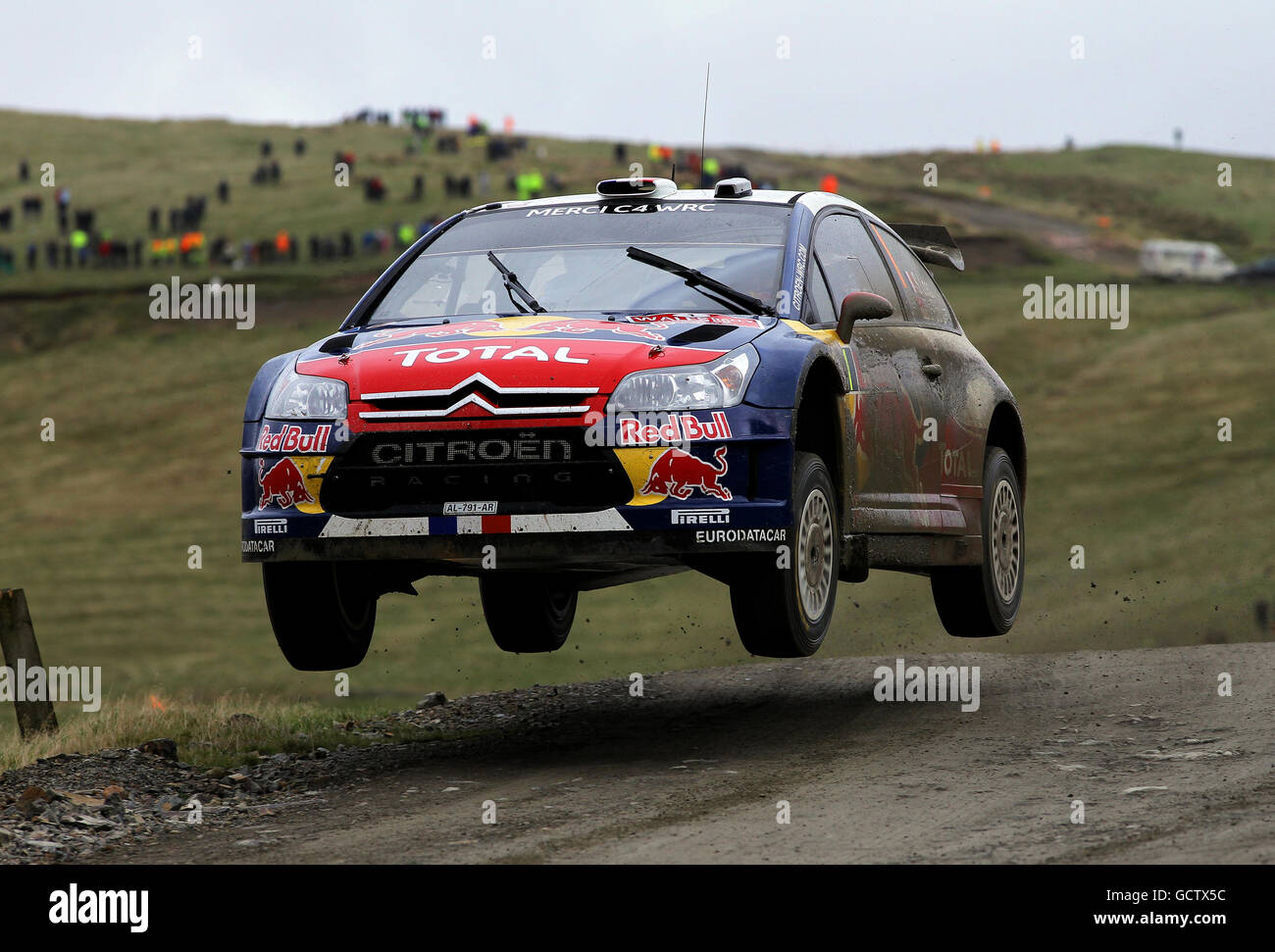 France's Sebastien Loeb in the Citroen C4 WRC during the Sweet Lamb ...