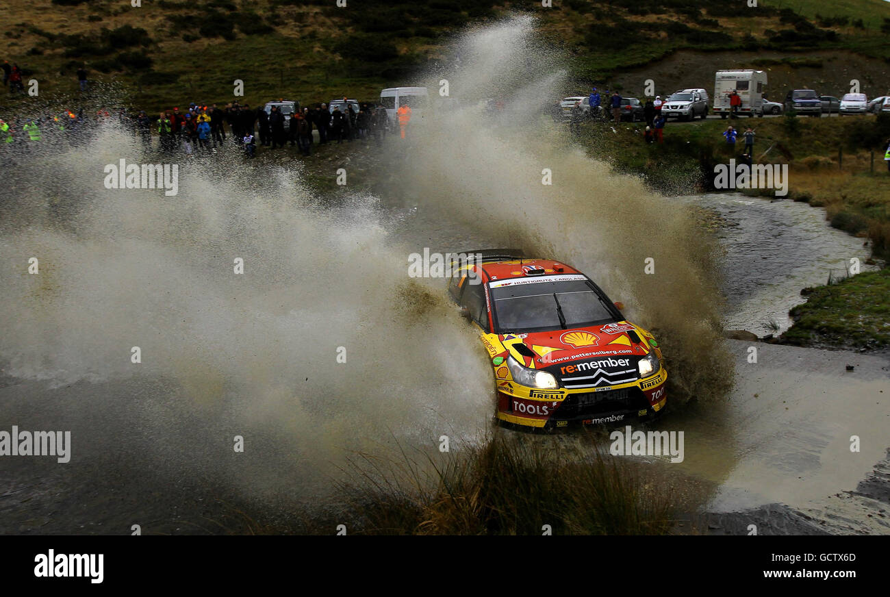 Norway's Petter Solberg in the Citroen C4 WRC during the Sweet Lamb ...