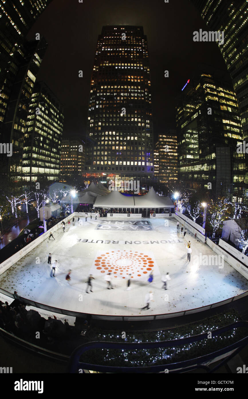 The Imperial Ice Stars perform during the official opening of London's ...