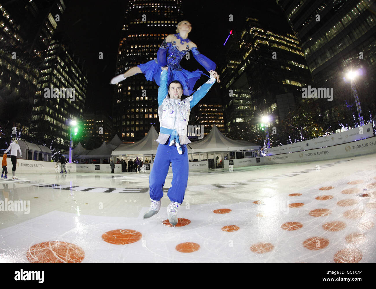 The Imperial Ice Stars perform during the official opening of London's ...