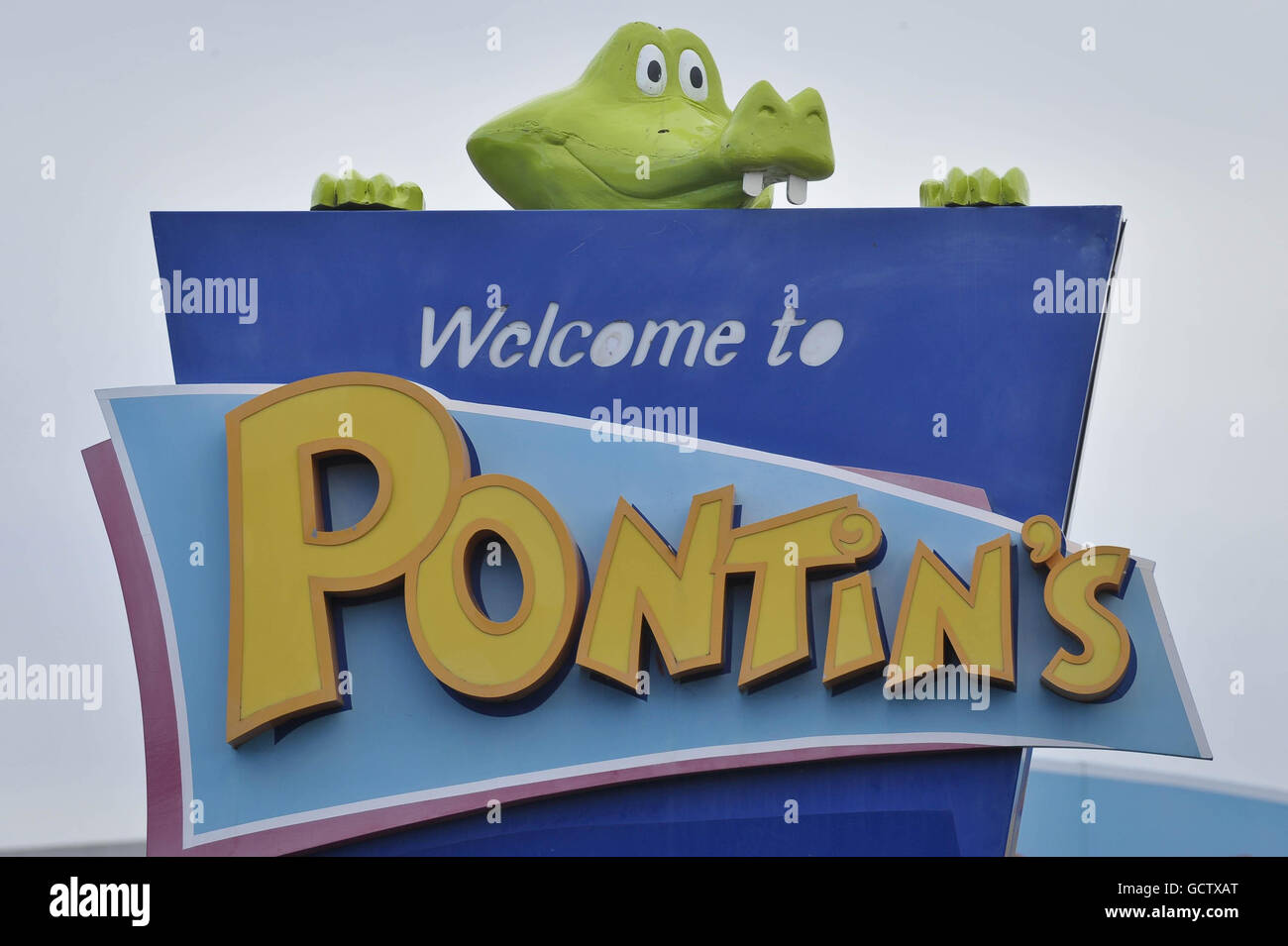 Pontin's goes into administration. A general view of Pontin's signage ...