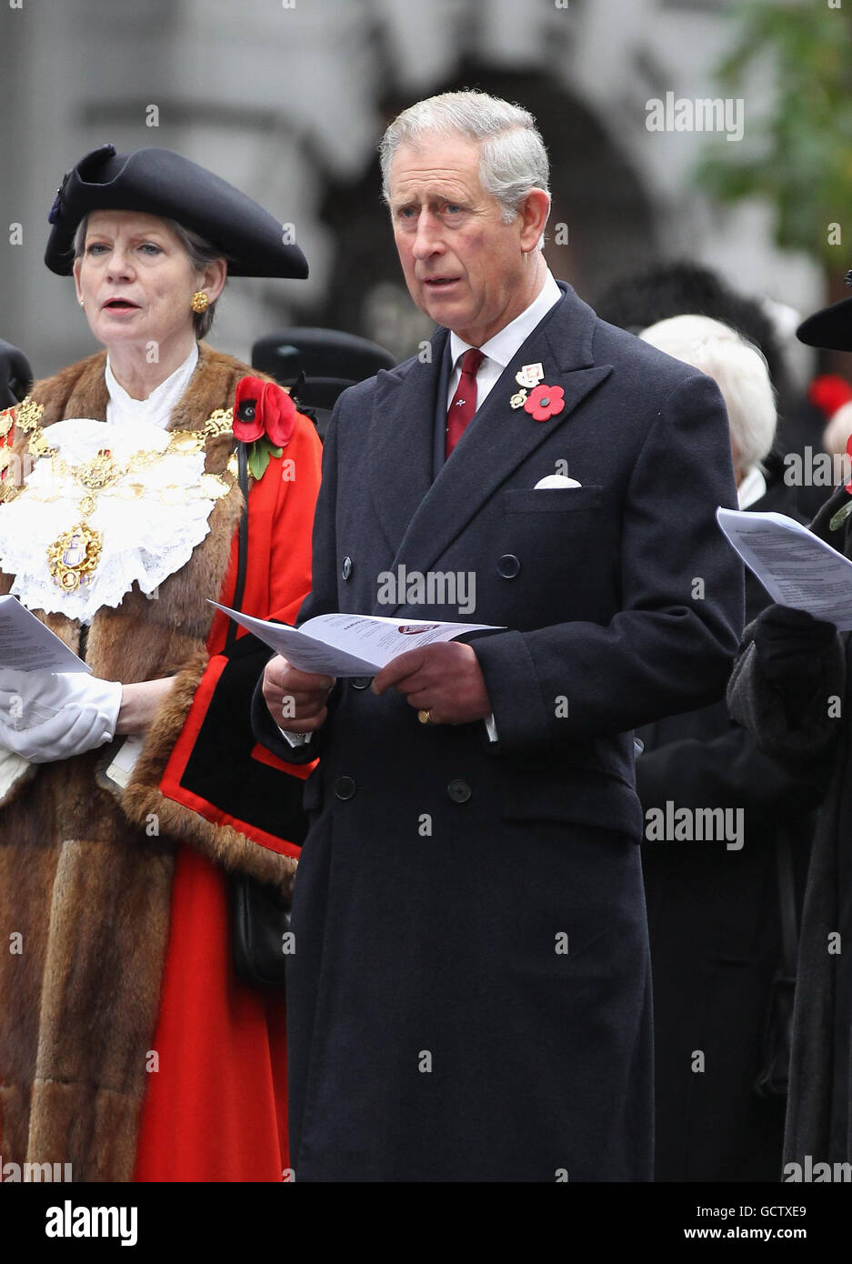 War widows annual service of remembrance Stock Photo - Alamy
