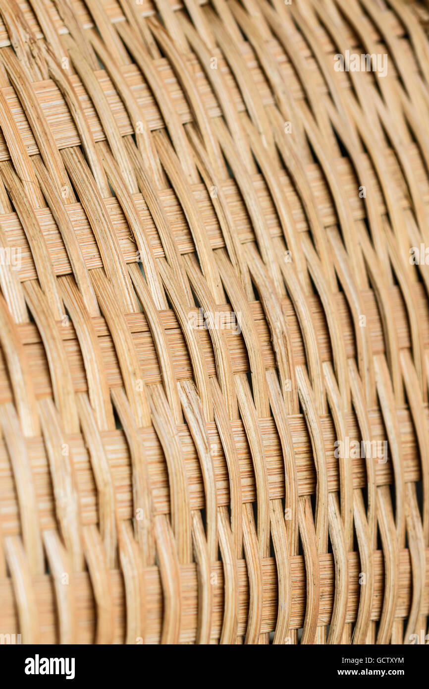 closeup old bamboo weave pattern background or backdrop Stock Photo - Alamy