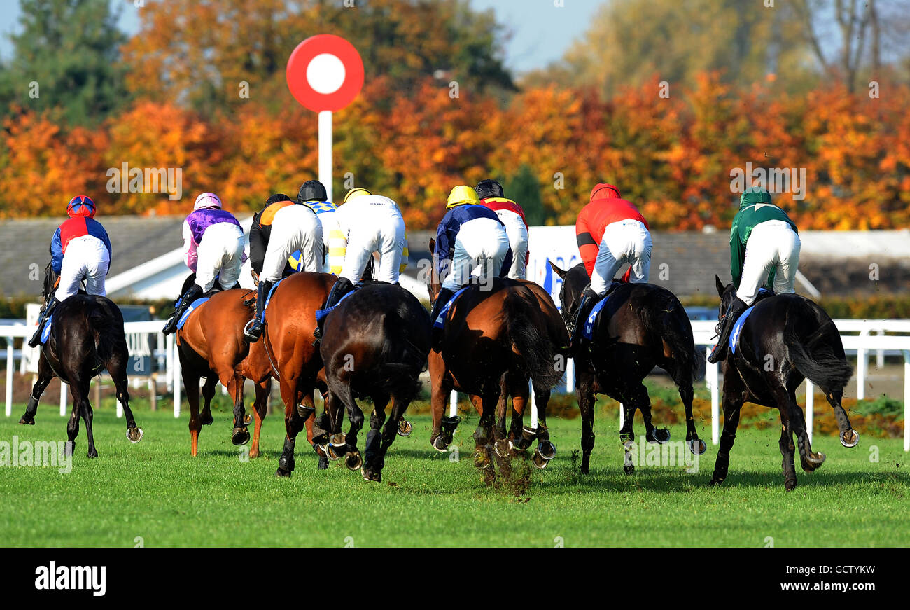 Kempton park jump races hi-res stock photography and images - Alamy