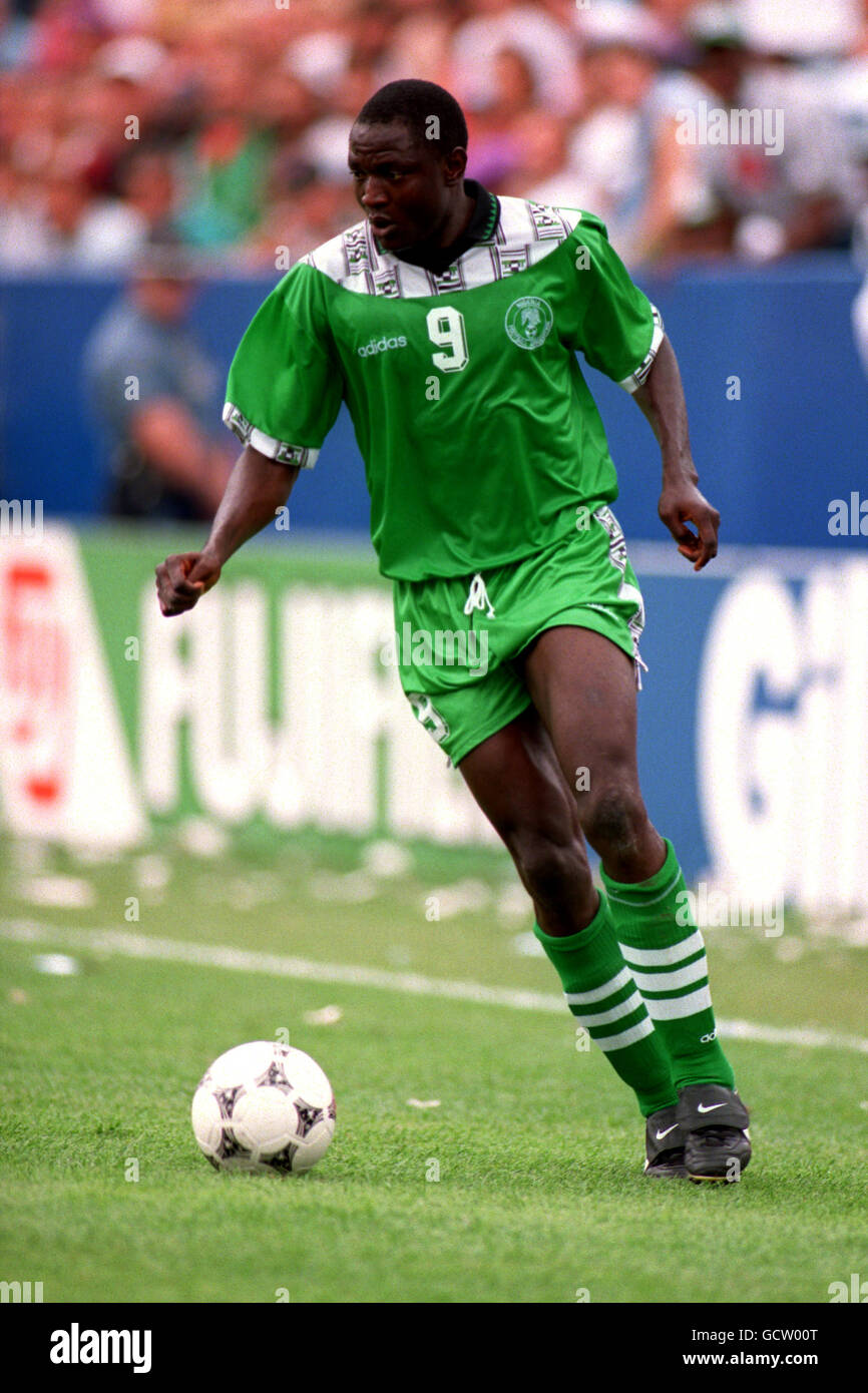 WORLD CUP SOCCER. Rashidi Yekini, Nigeria Stock Photo - Alamy