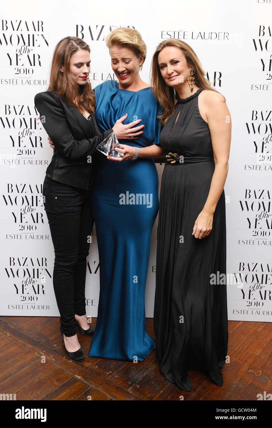 Hayley atwell black dress hi-res stock photography and images - Alamy