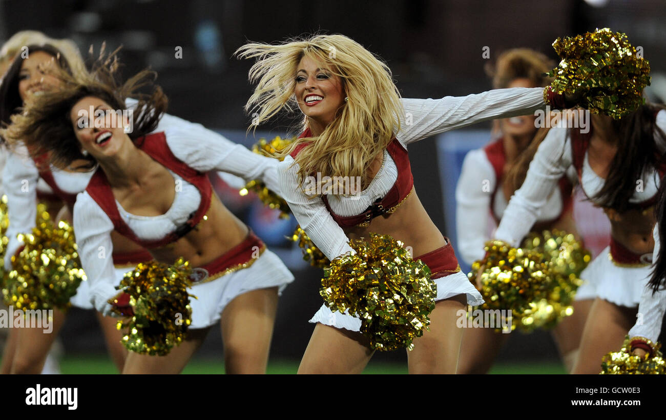 The San Francisco 49ers Cheerleaders, The 49ers Gold Rush Cheerleaders ...