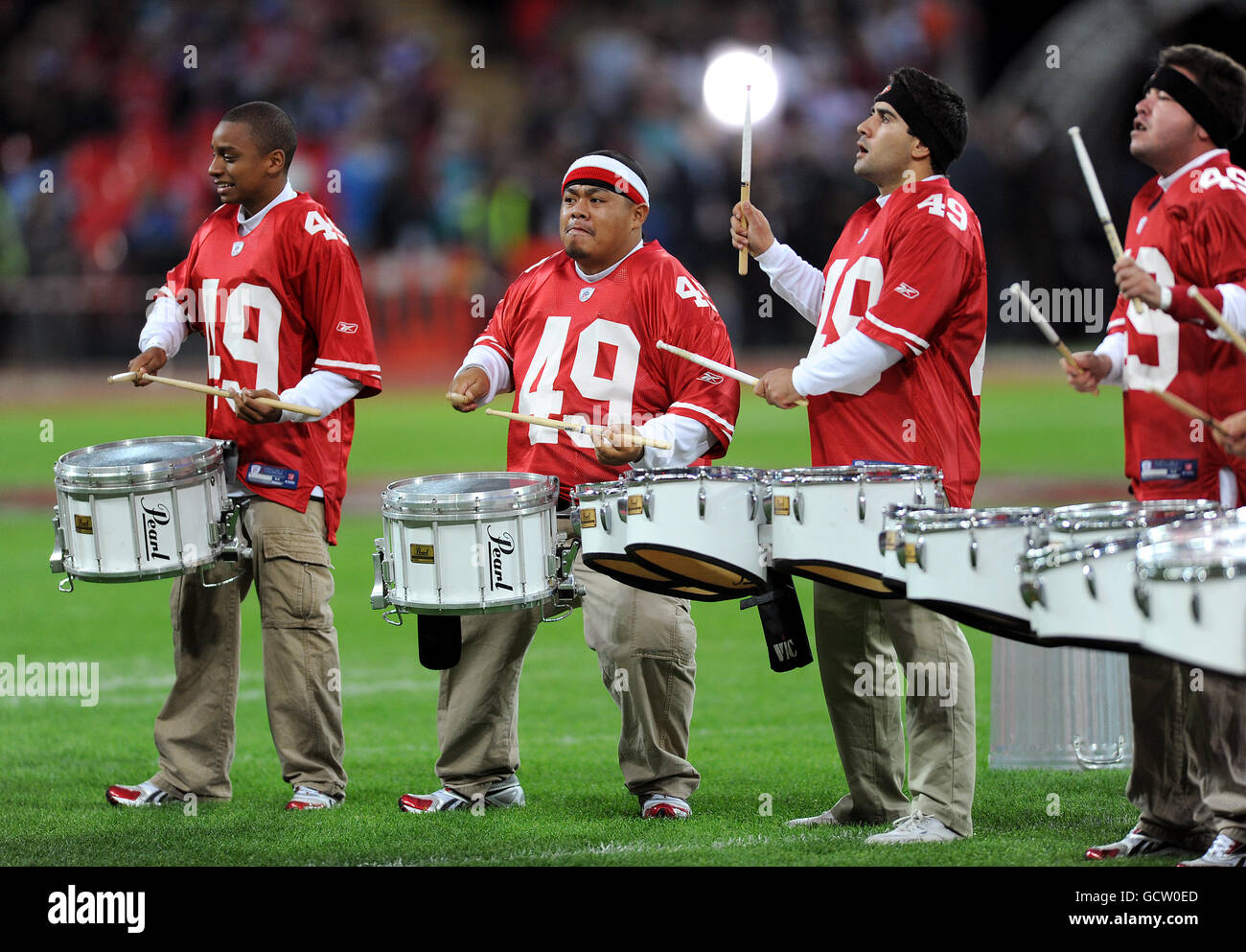The san francisco 49ers drummers hi-res stock photography and images ...