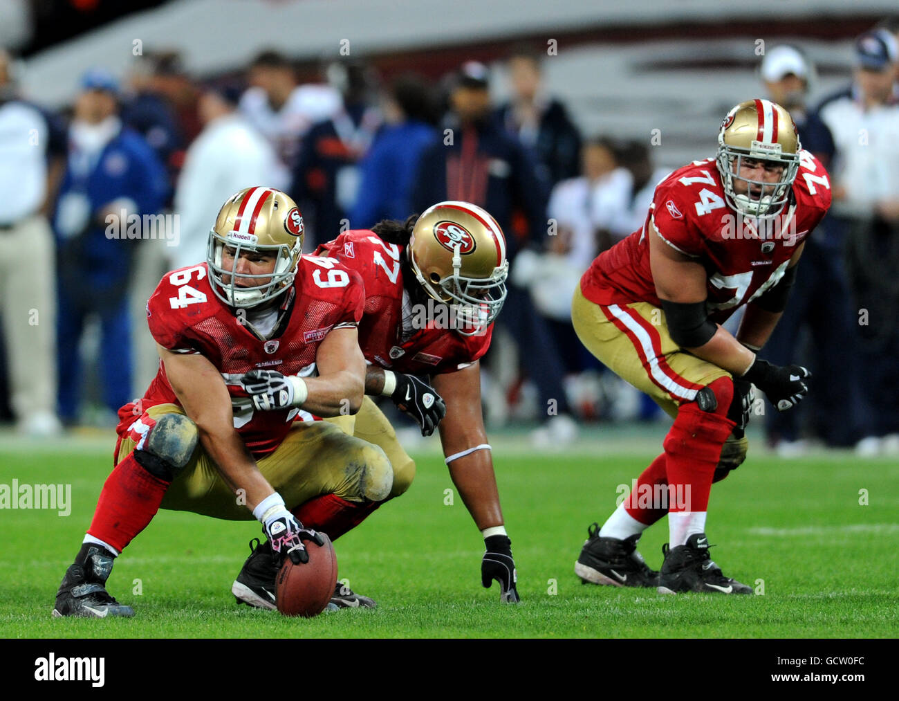 San francisco 49ers guard david bass left hi-res stock photography and ...