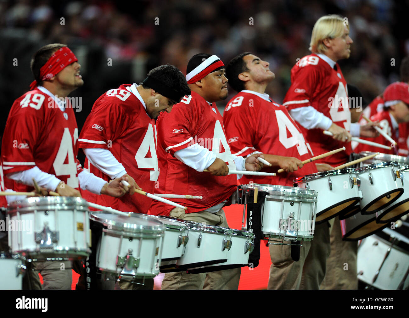 The san francisco 49ers drummers hi-res stock photography and images ...