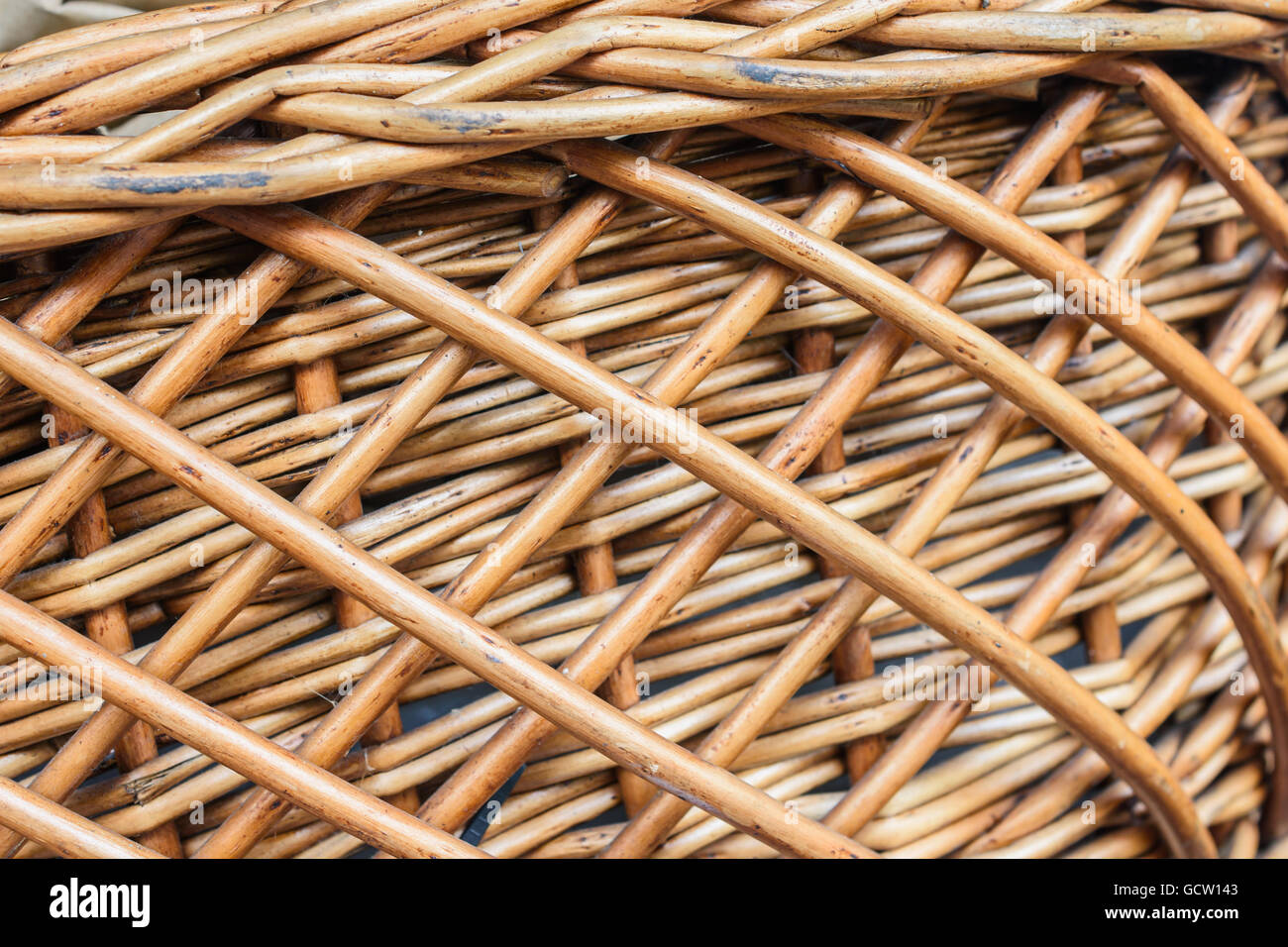closeup old ratten weave pattern background or backdrop Stock Photo - Alamy