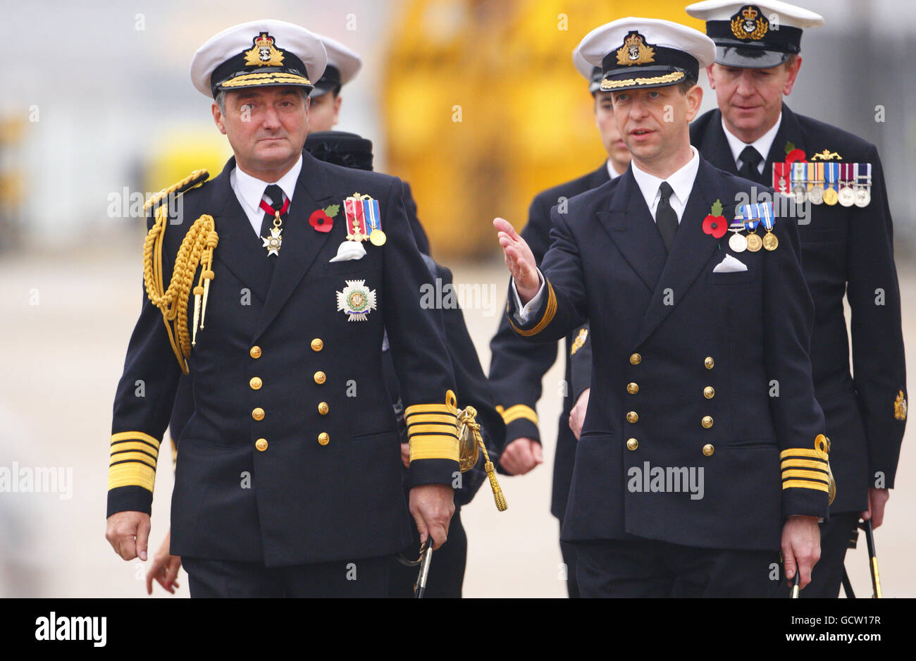 Then commanding officer of hms ark royal hi-res stock photography and images - Alamy