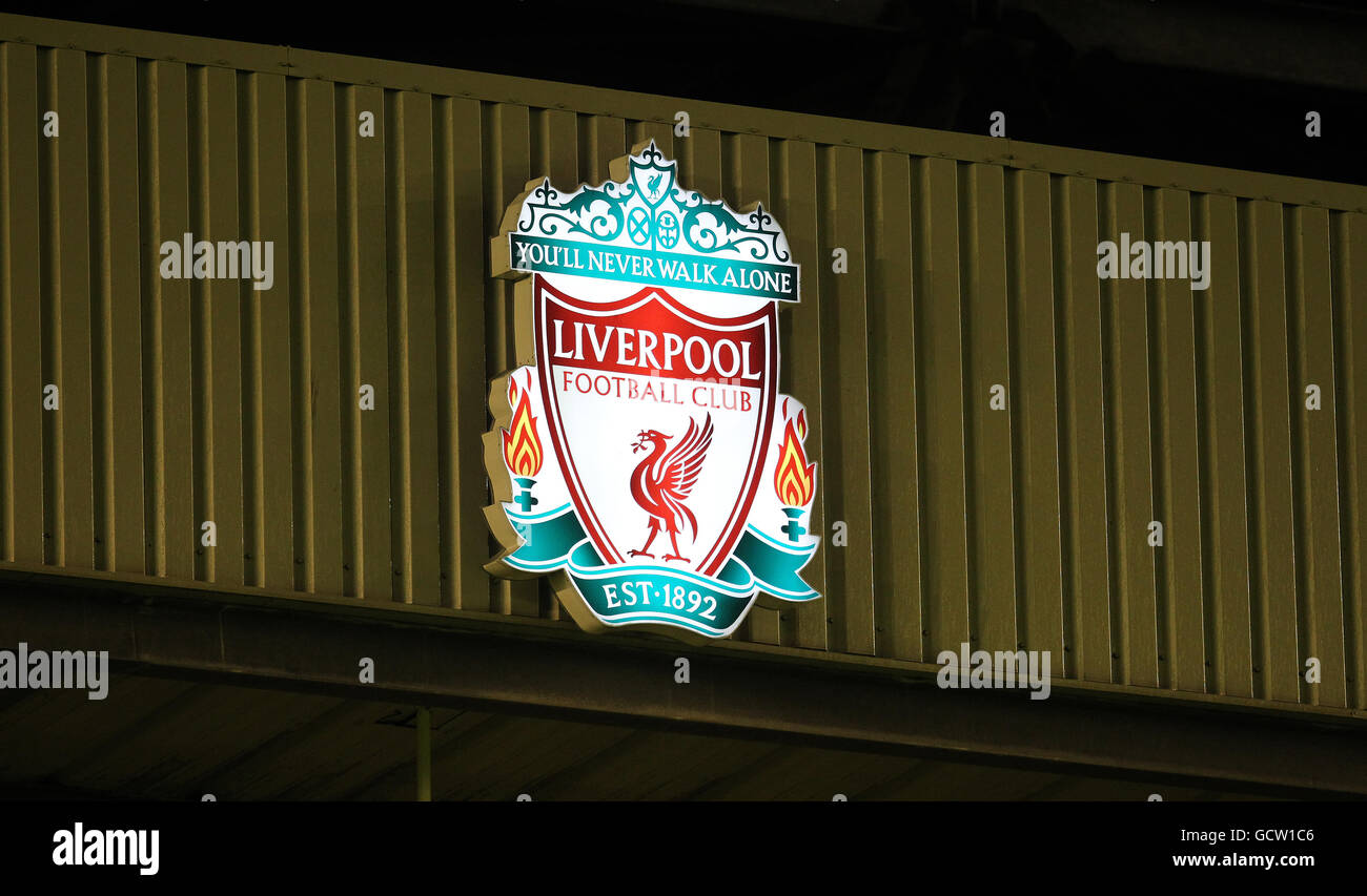 Liverpool crest anfield hi-res stock photography and images - Alamy