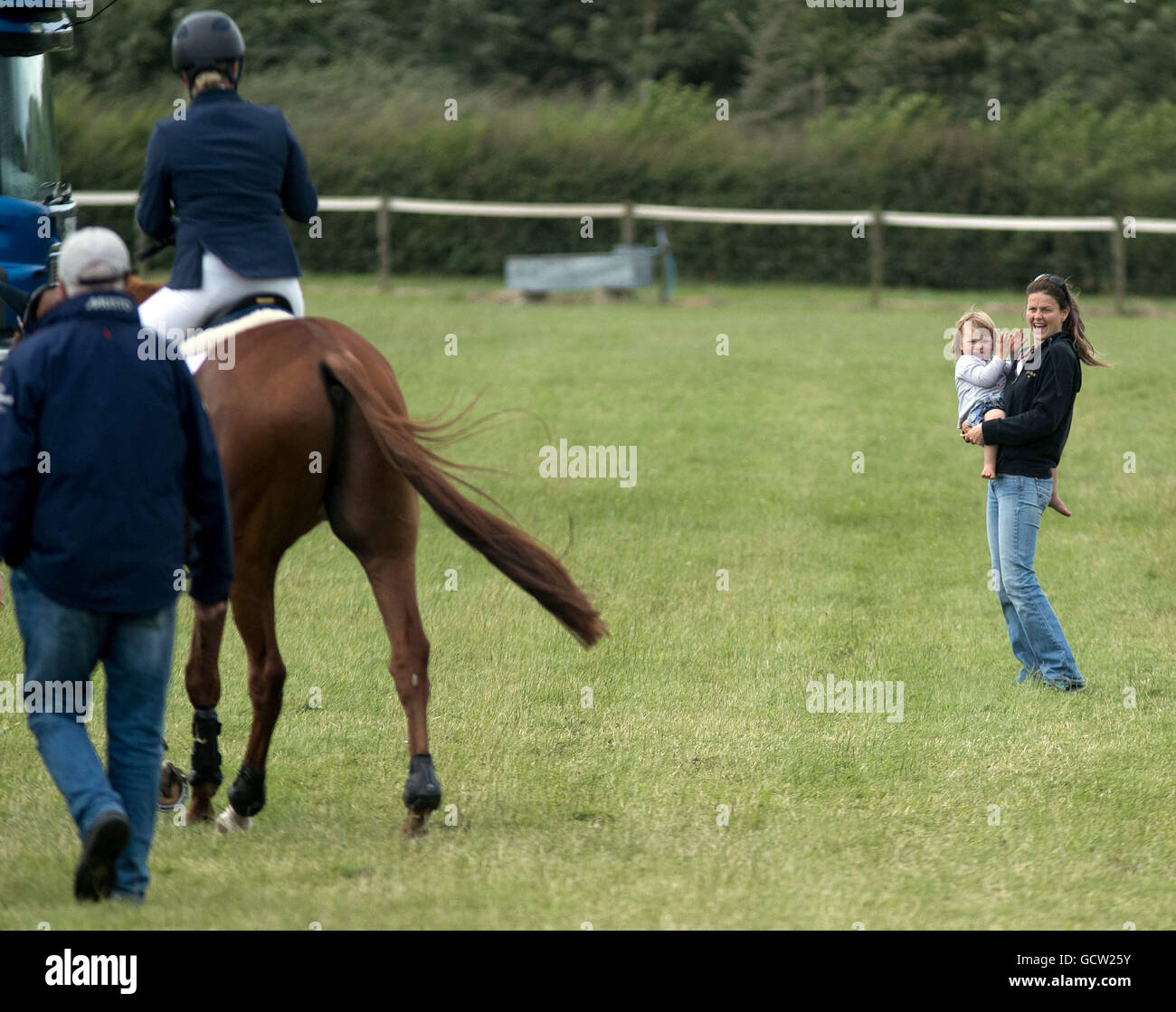Zara tindall riding drops brandy passes hi-res stock photography and ...