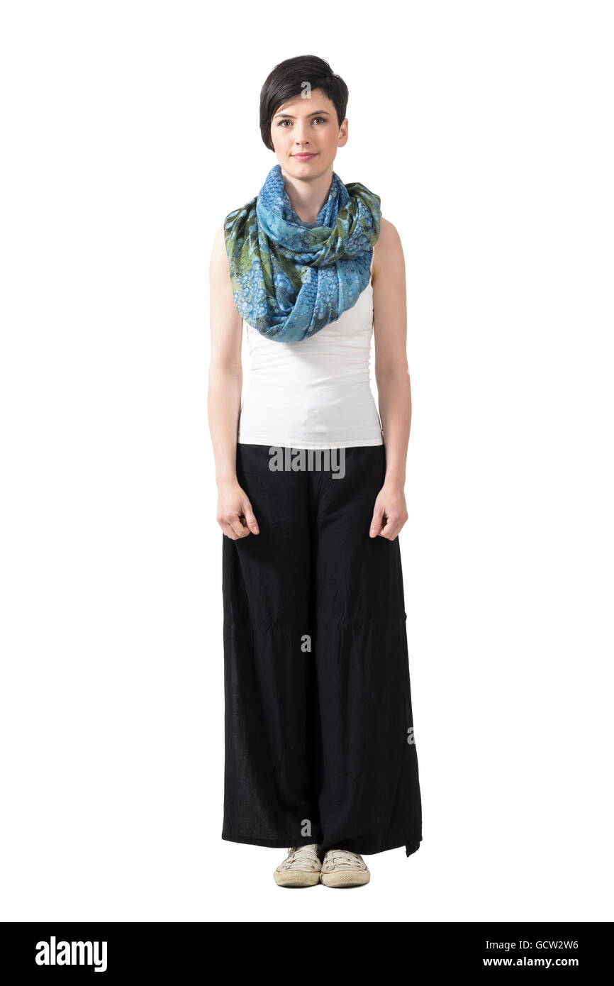 Full body woman standing straight hi-res stock photography and images ...