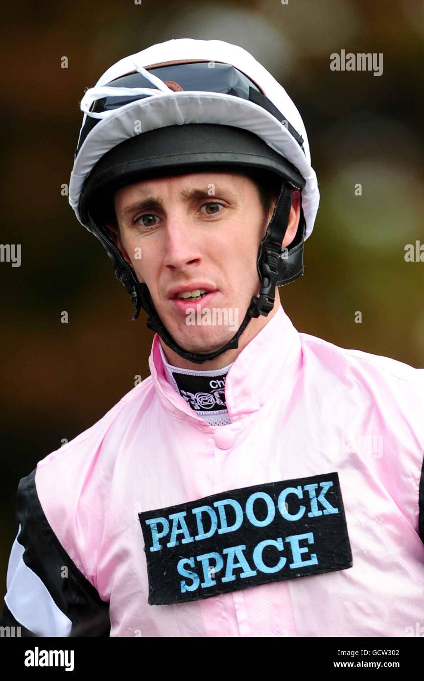 Jockey george baker at lingfield park racecourse hi-res stock ...