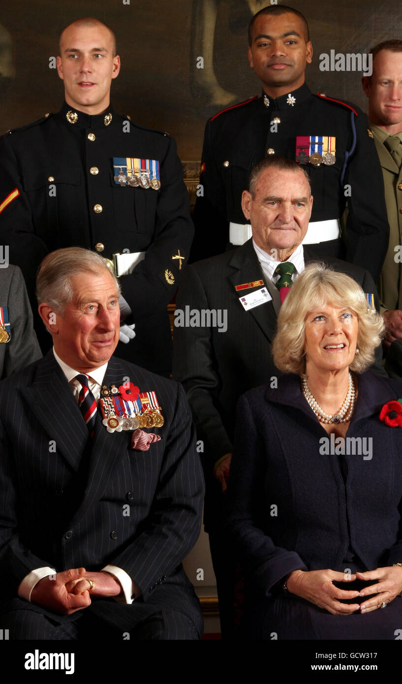 The Prince of Wales and the Duchess of Cornwall pose for an official ...