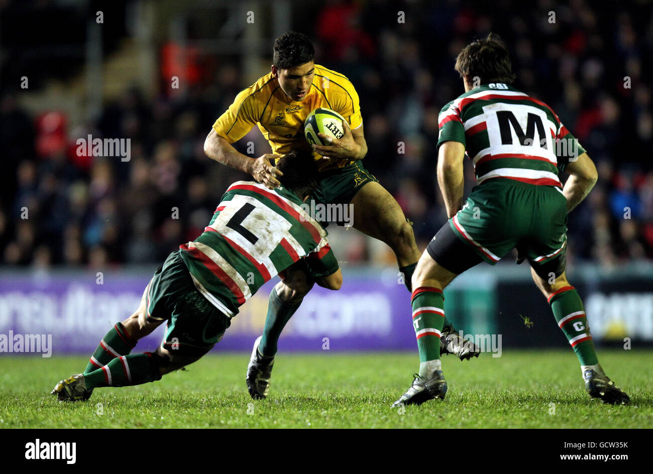 Rugby union tour match leicester tigers v australia welford road hi-res ...