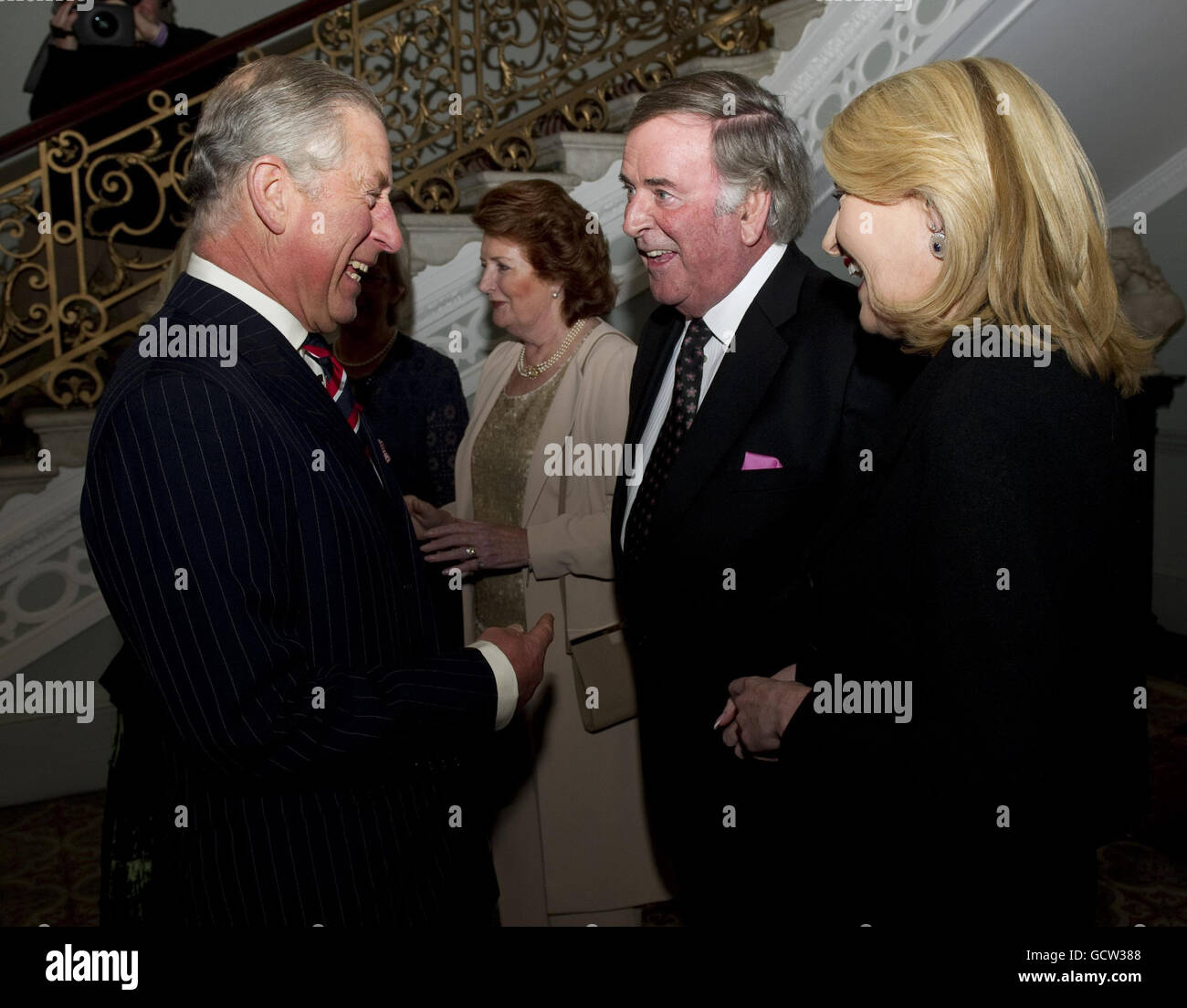 Royal visit to the irish embassy hi-res stock photography and images ...