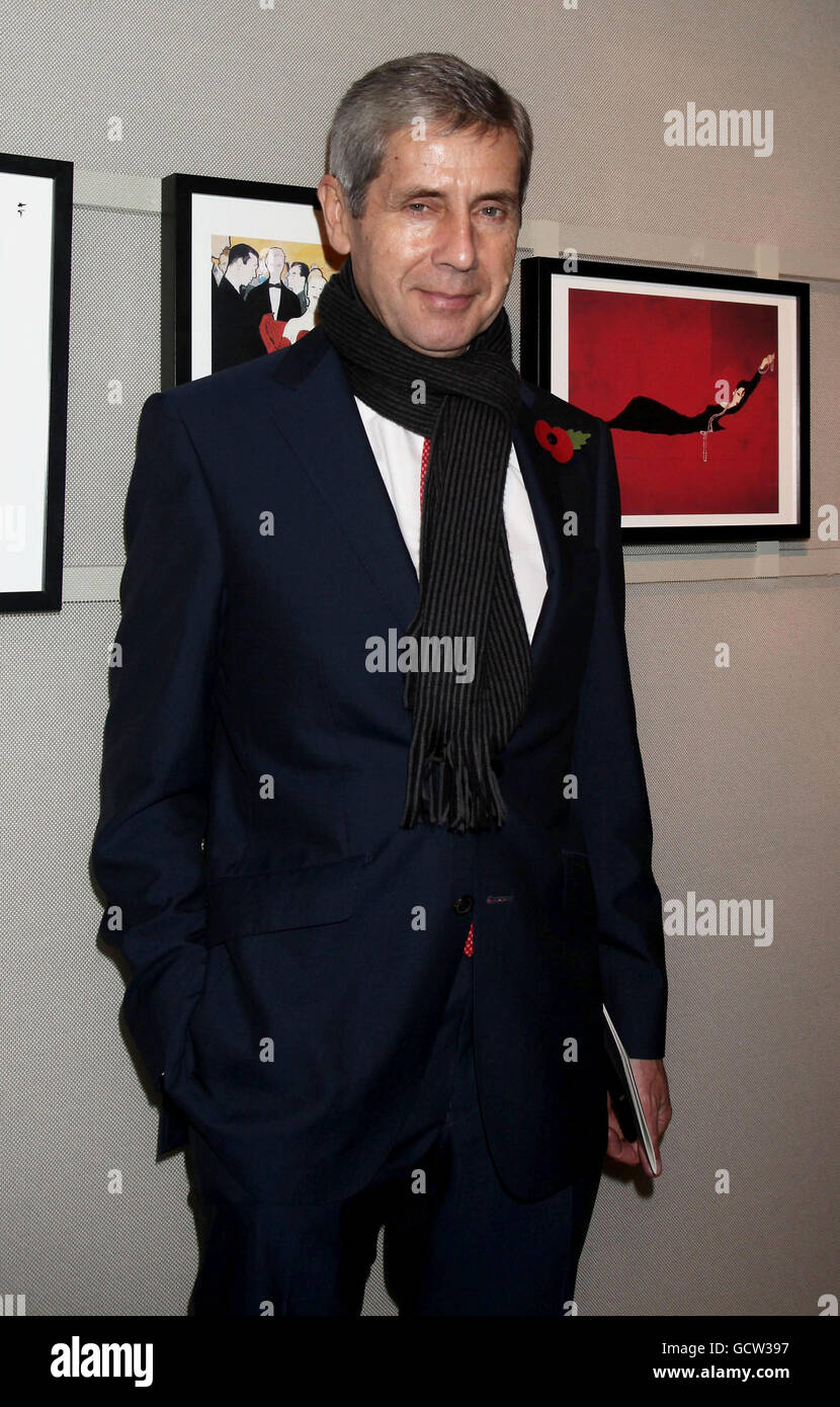 Sir Stuart Rose attending the private view of Dior Illustrated: Rene ...
