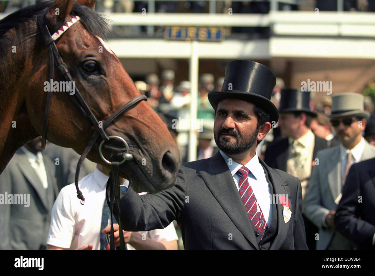 Horse Racing - Sheikh Mohammed - Royal Ascot Stock Photo - Alamy