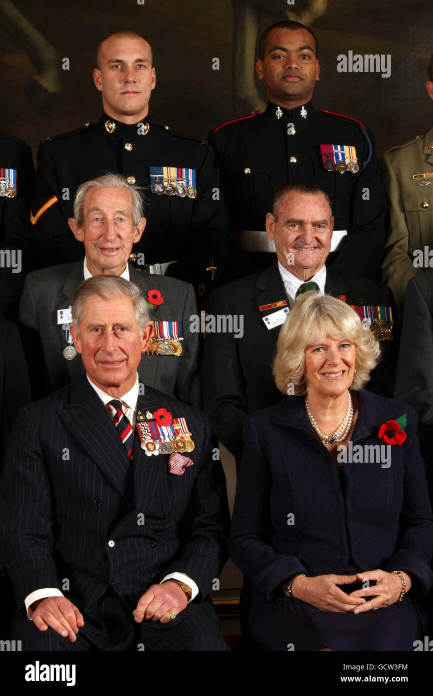 The Prince of Wales and the Duchess of Cornwall pose for an official ...