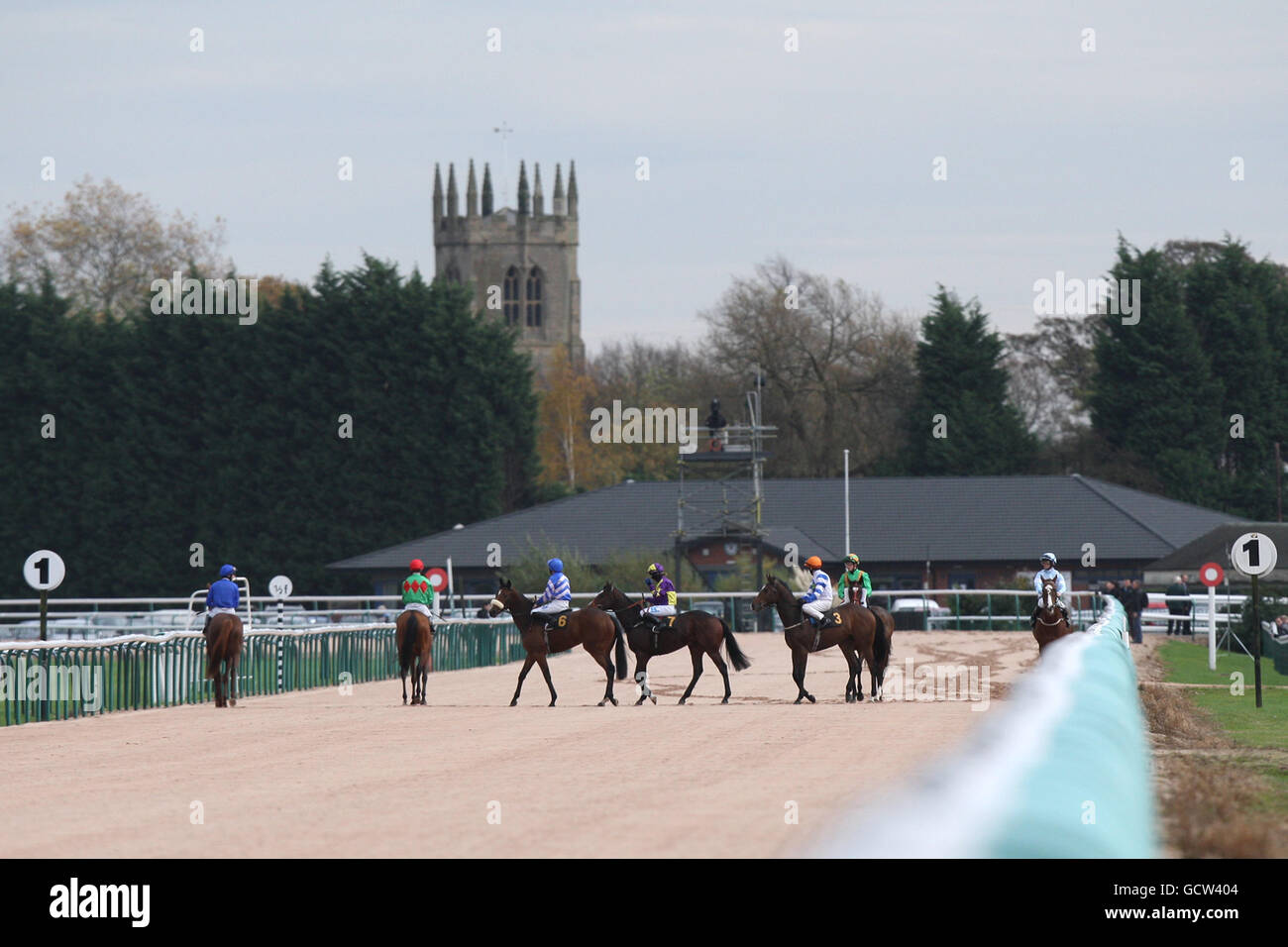 Horse Racing - Southwell Racecourse Stock Photo - Alamy