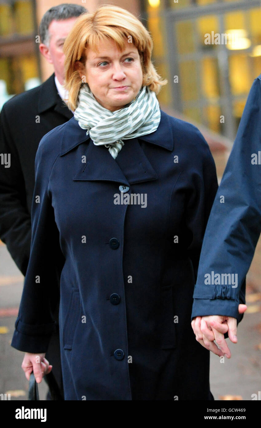 Chief Inspector Kim Molloy, 44, from Nottinghamshire Police, leaves ...
