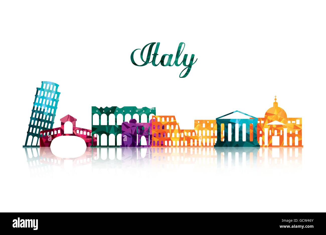 Landmark icon. Italy culture design. Vector graphic Stock Vector Image ...