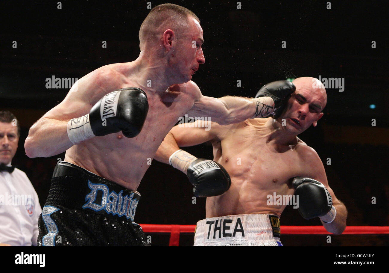 Boxing - British Bantamweight Title - Stuart Hall v Gary Davies - MEN ...