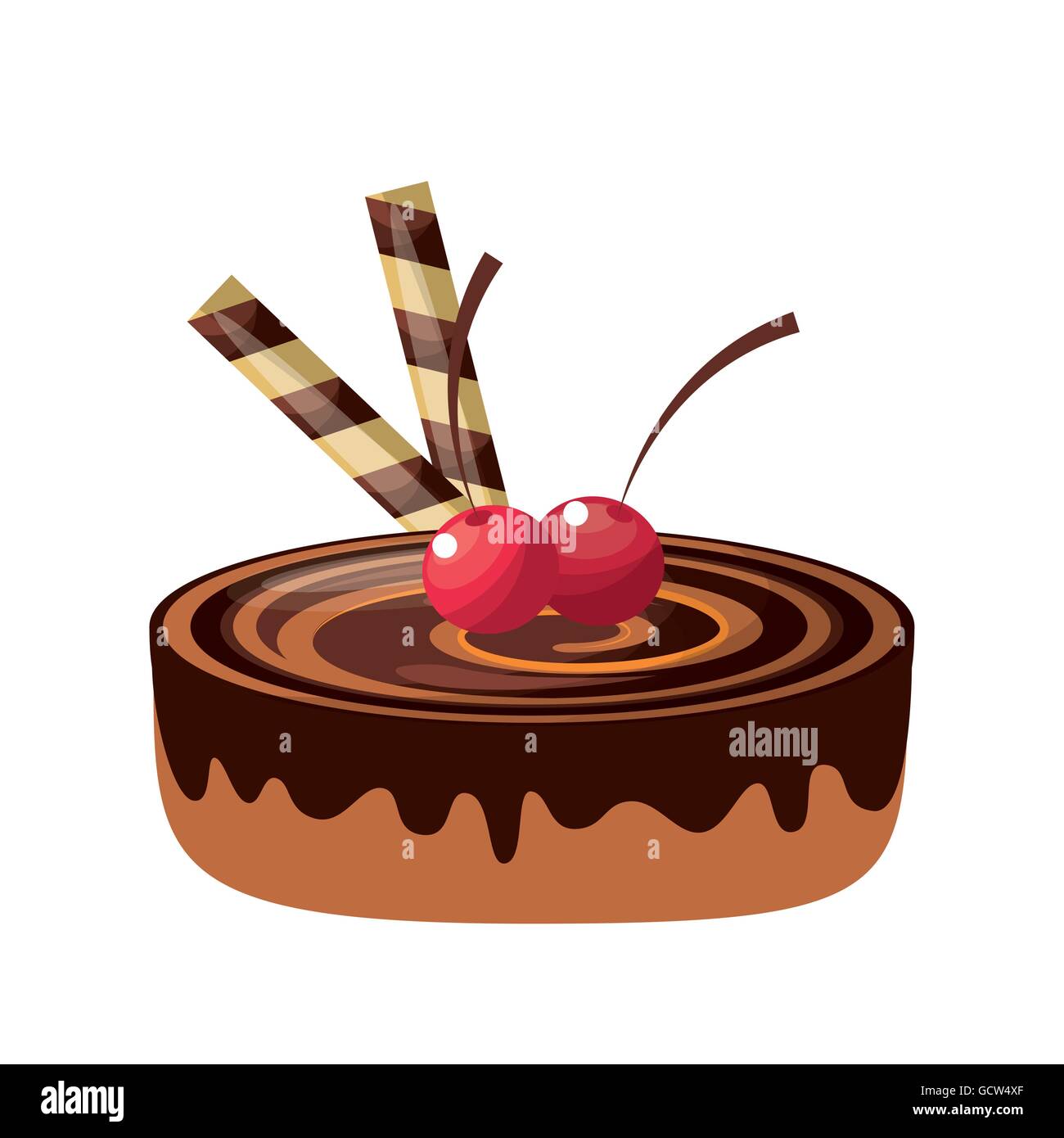 Cake icon. Bakery design. Vector graphic Stock Vector Image & Art - Alamy