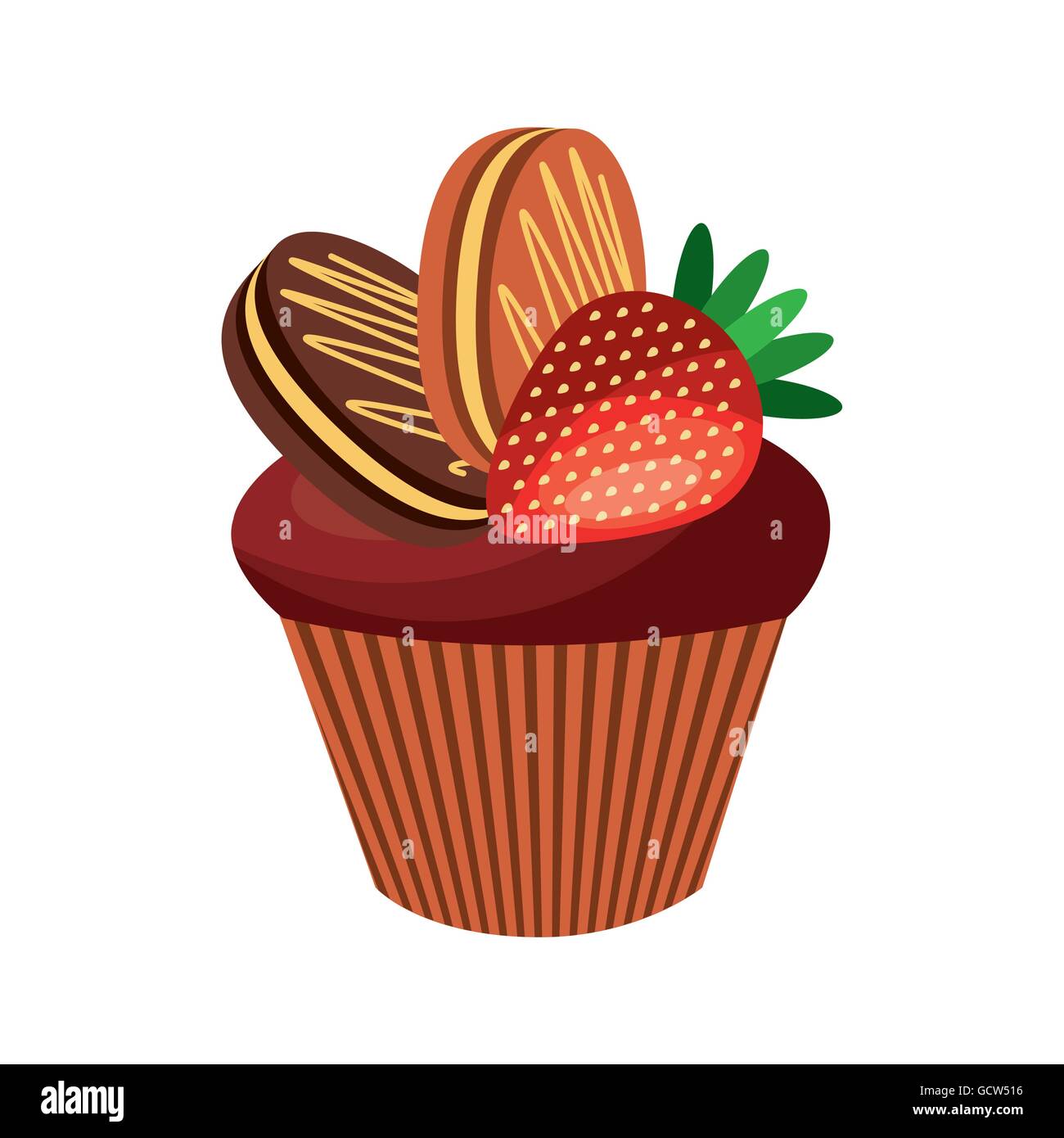 Cupcake icon. Bakery design. Vector graphic Stock Vector Image & Art ...