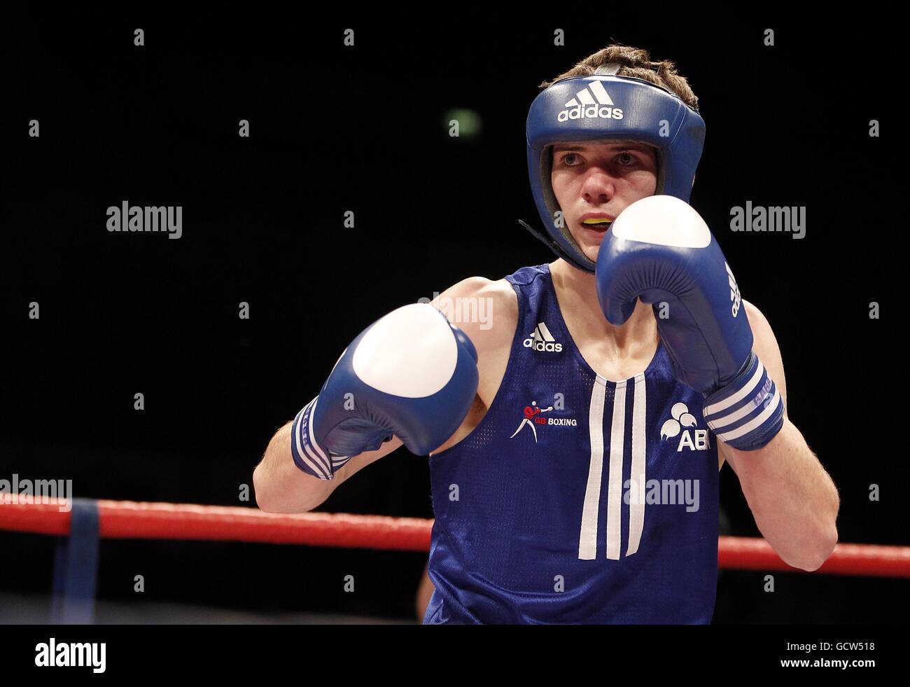 Luke Campbell in the 56Kg weight during the Amateur Boxing ...