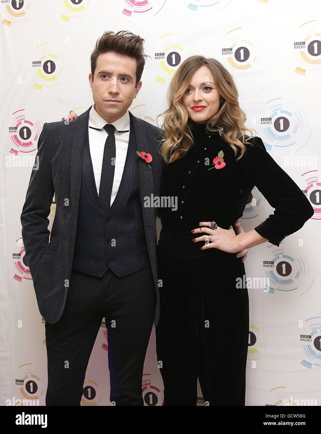 Nick grimshaw fearne cotton radio teen awards hi-res stock photography ...