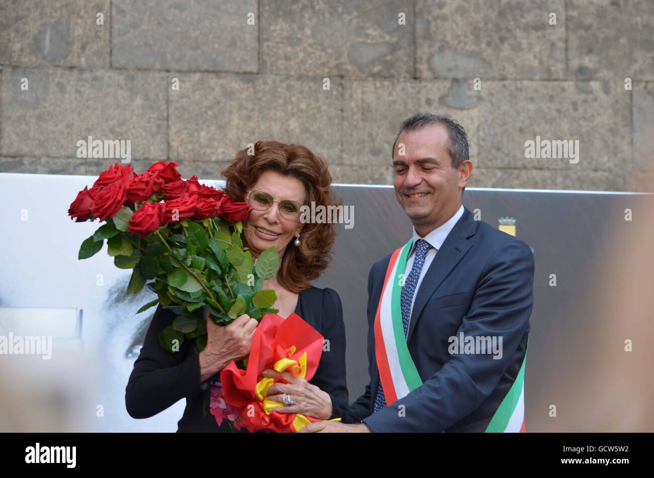 Naples, Italy. 09th July, 2016. Sophia Loren, Neapolitan star of ...