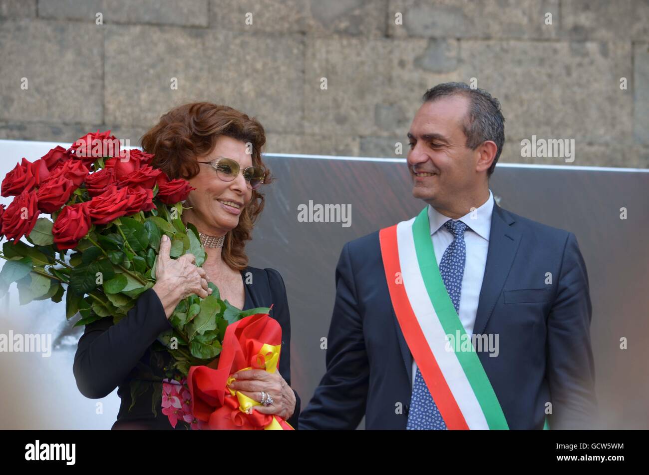 Naples, Italy. 09th July, 2016. Sophia Loren, Neapolitan star of ...