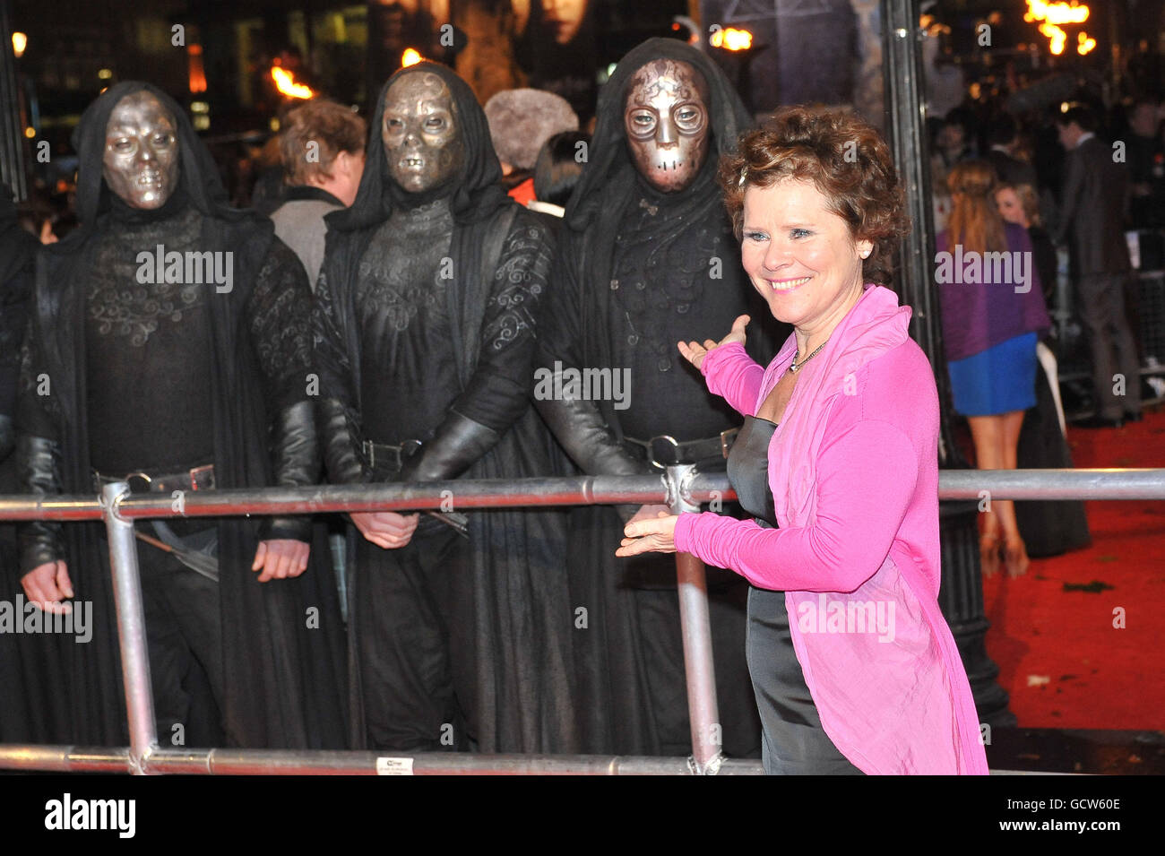 Imelda staunton arriving world premiere harry potter deathly hallows hi ...